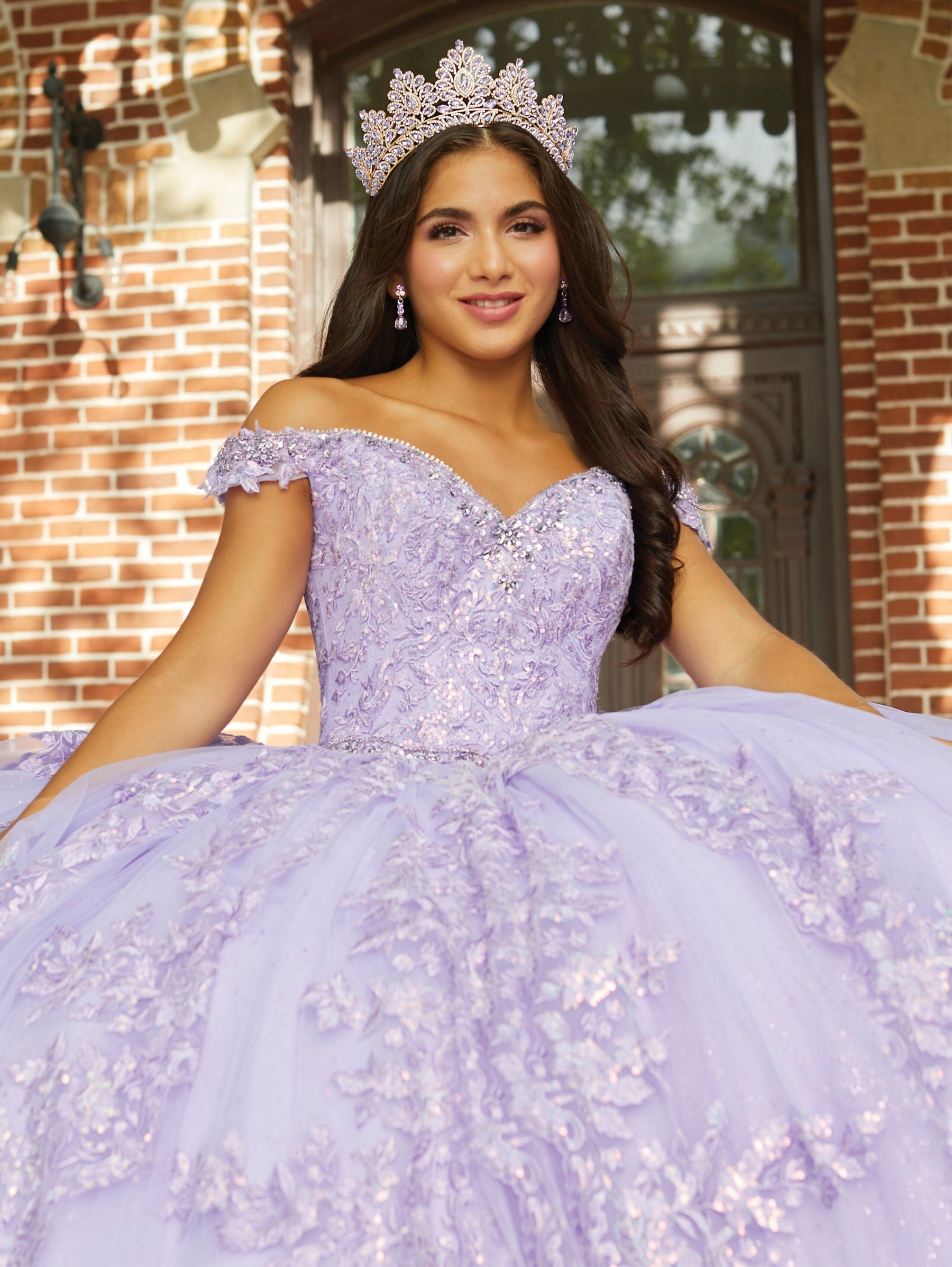 3-Piece Quinceanera Dress with Short Skirt by House of Wu 26048 – ABC ...