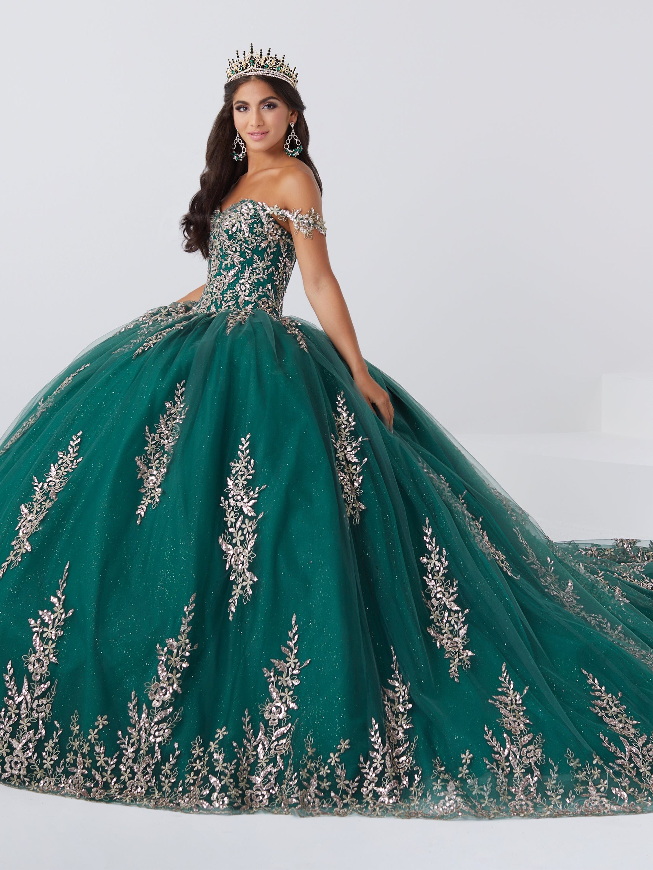 Applique Sweetheart Quinceanera Dress by Fiesta Gowns 56466 – ABC Fashion