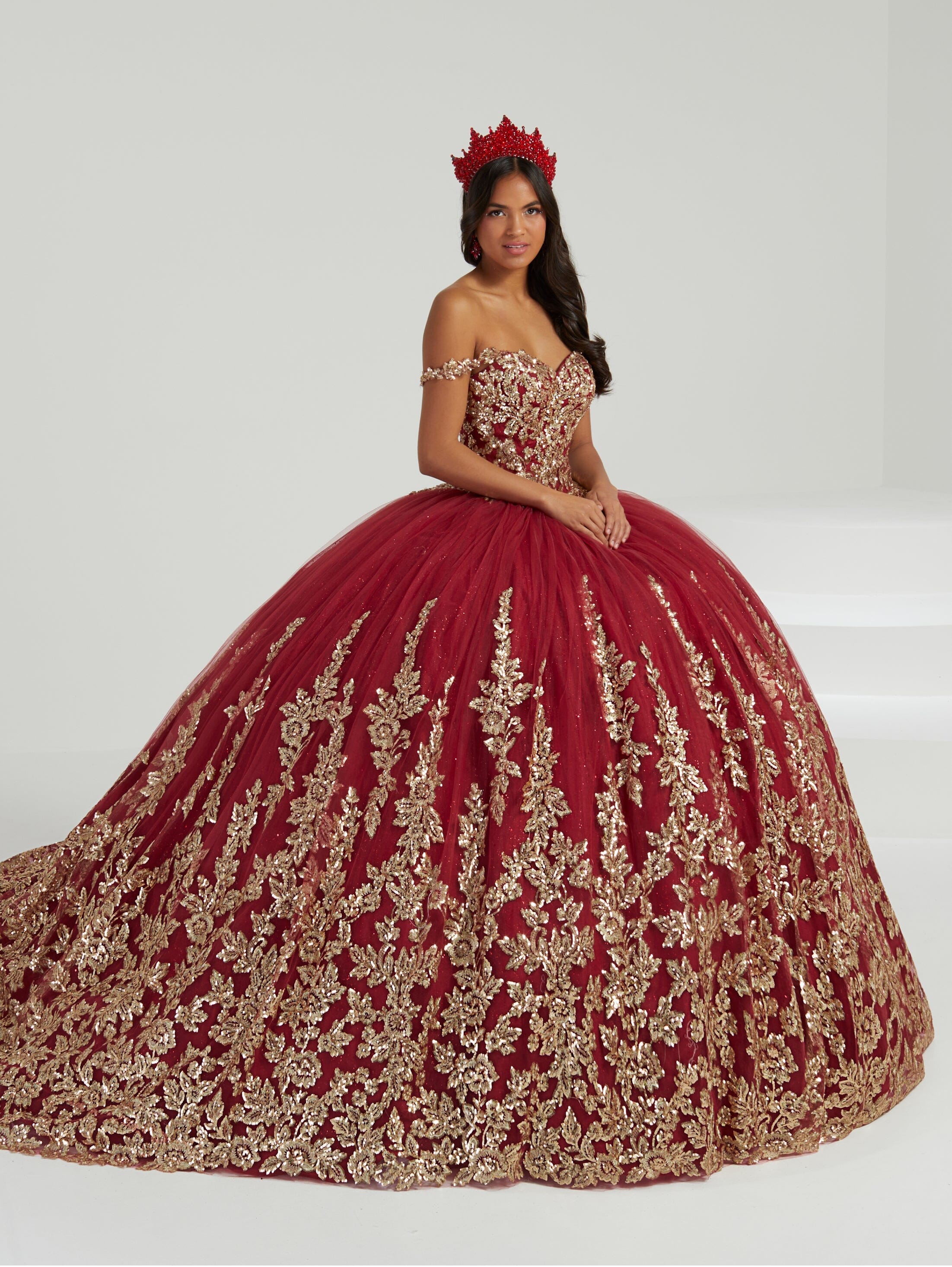 Applique Sweetheart Quinceanera Dress by Fiesta Gowns 56483 – ABC Fashion