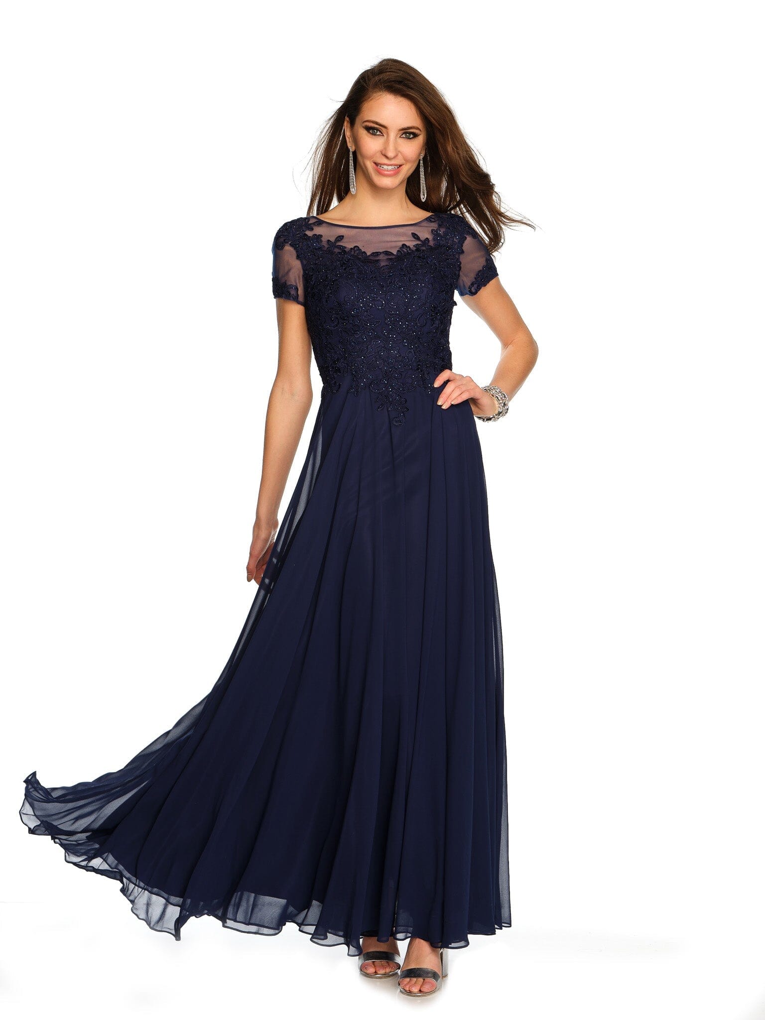 Long Evening Dress by Dave and Johnny A10595 – ABC Fashion
