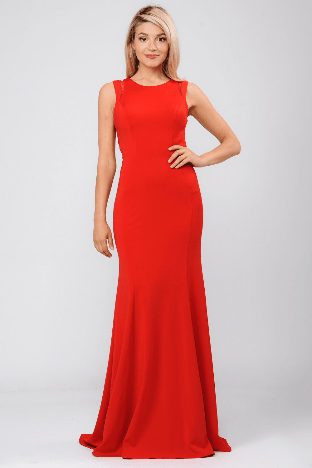 Long Formal Dress with Back Cut Outs by Poly USA 8232 – ABC Fashion