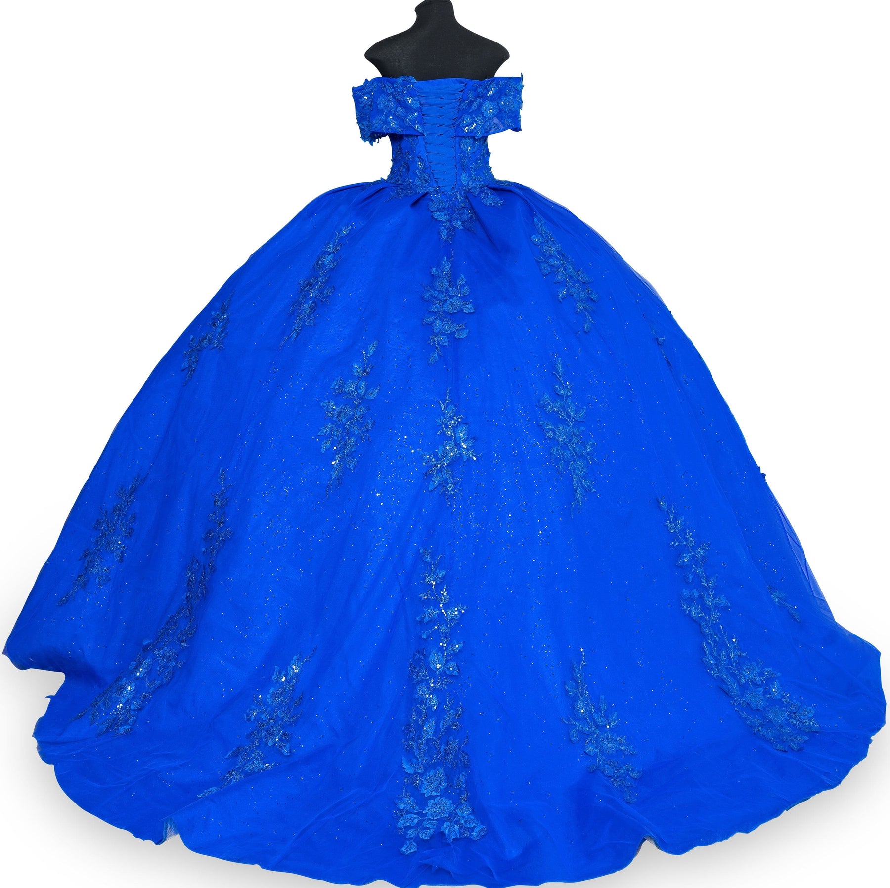 Applique Off Shoulder Ball Gown by Cinderella Couture 8045J – ABC Fashion