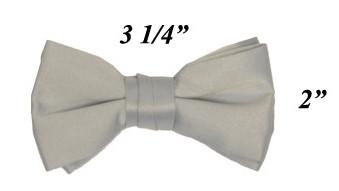 Boys Gray Pre-Tied Bow Tie – ABC Fashion