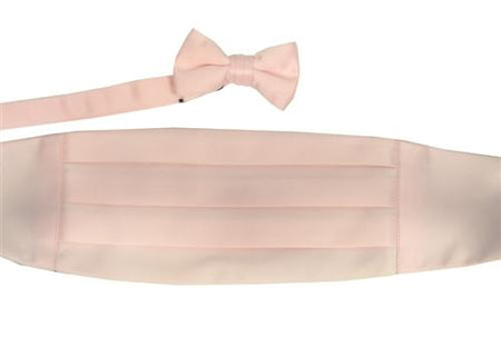 Boys Pink Cummerbund and Bow Tie Set – ABC Fashion