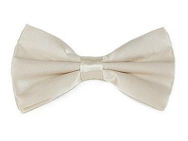Ivory Silk Bow Ties – ABC Fashion
