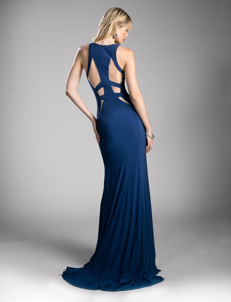 Long Fitted Cut Out Dress by Cinderella Divine 84222 – ABC Fashion