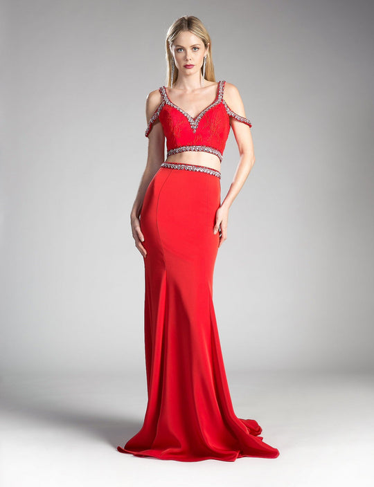 Two Piece Prom Dresses | Crop Top Prom Dresses | 2 Piece Prom Gowns ...